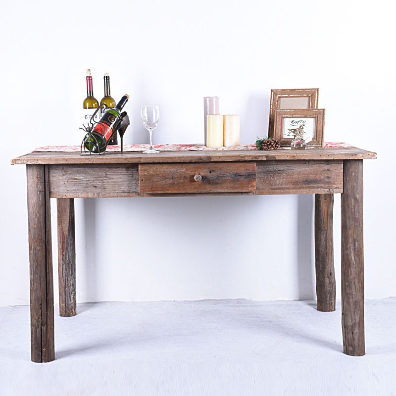 Farmhouse Rustic Reclaimed Wood Dining Table - Buy Wood Dining Table ...